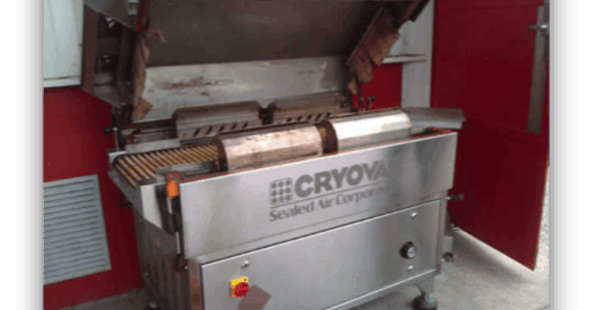 Cryovac Shrink Tunnel and Chains | Interflon